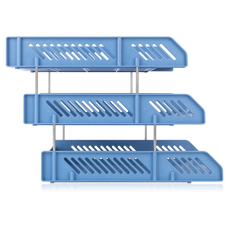 Deli Three-layer Hollow Storage File Holder Free Disassembly Assembly ...