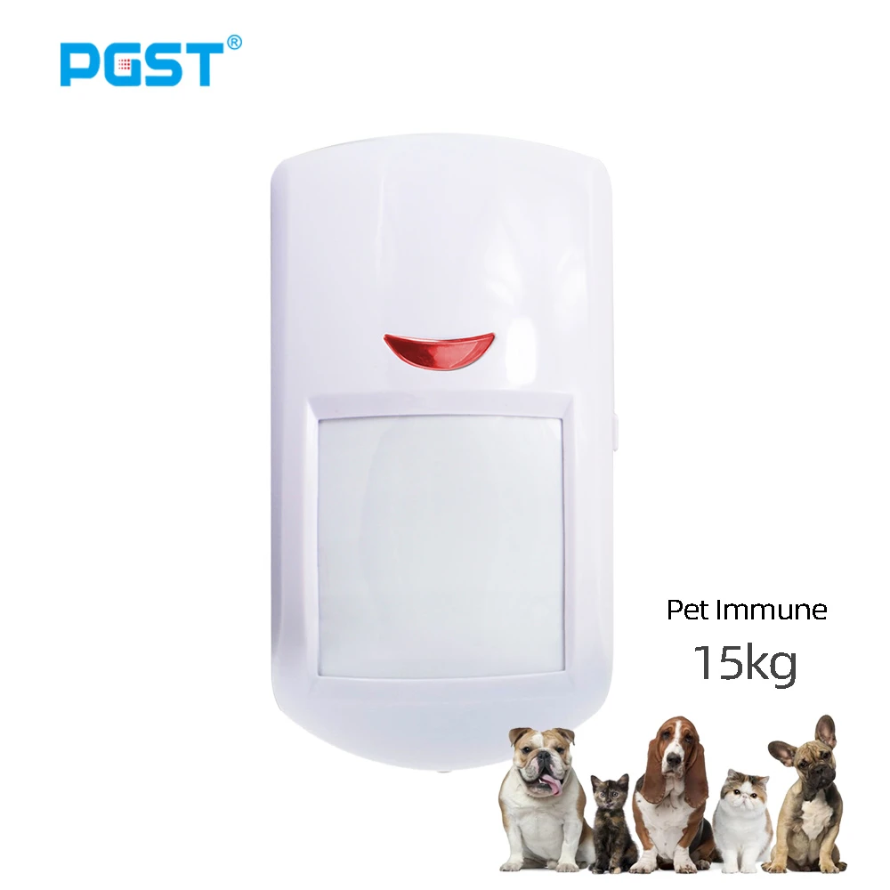PGST PA96R Pet Immune Motion Detector Infared Wireless PIR Sensor ...