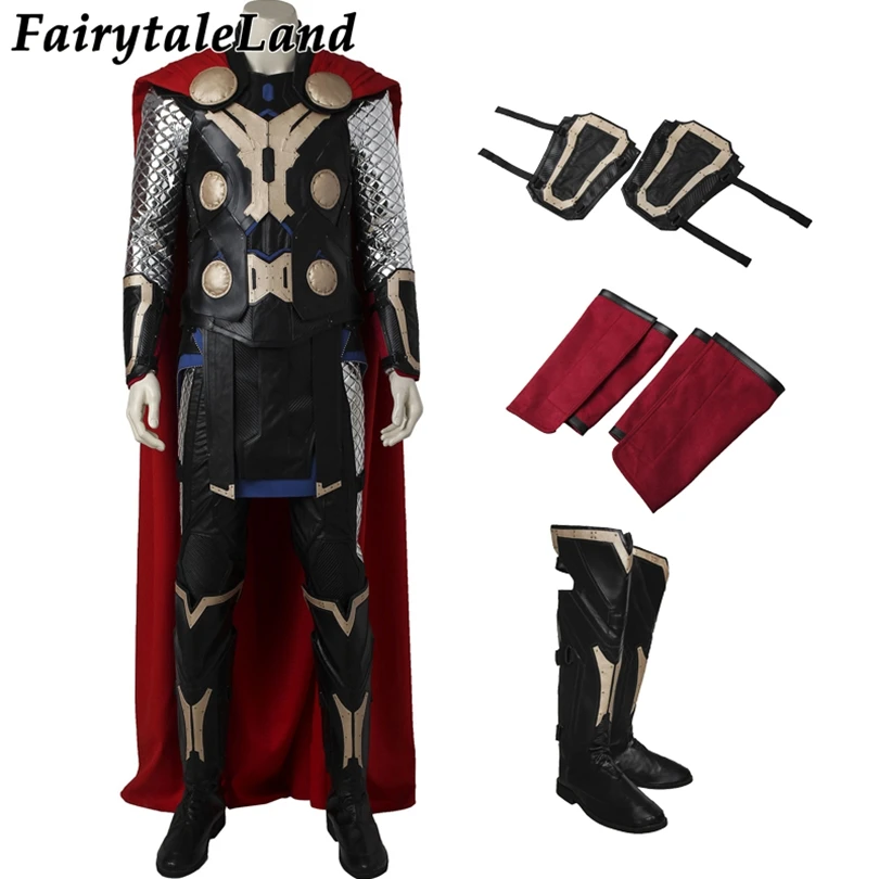 Movie-Age-of-Ultron-Cosplay-God-Of-Thunder-Costume-Odinson-Outfit-Fancy ...
