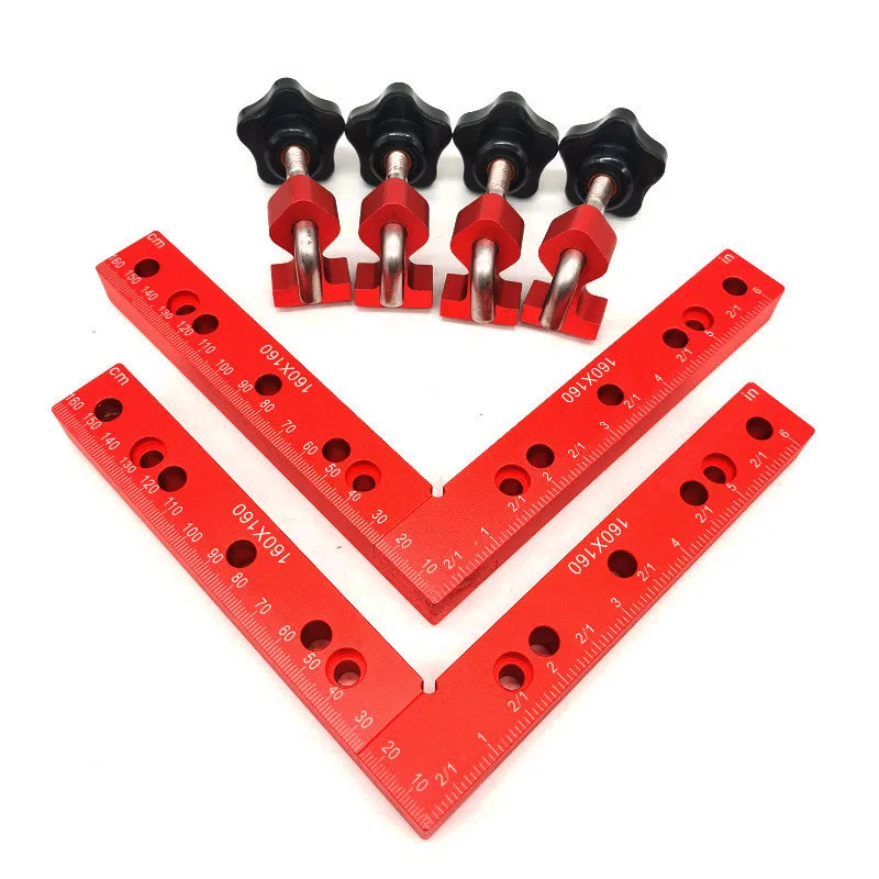 2pc-160mm-90-Degree-L-shaped-Auxiliary-Clamps-Positioning-Plates-Fixing ...