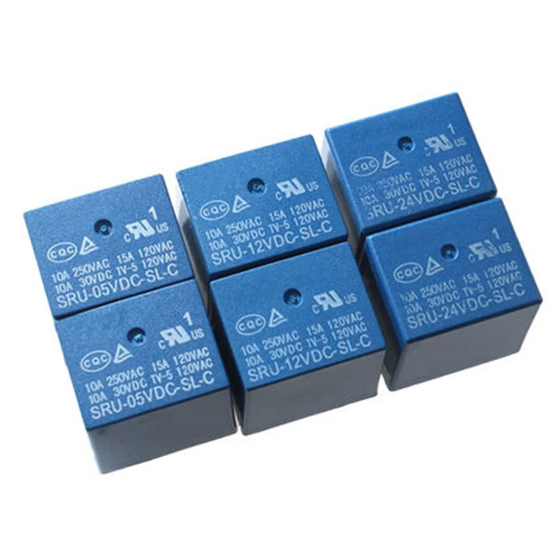 Relé SRU 05VDC SL C, SRU 12VDC SL C, T70, 15A, 5PIN|Relés| - AliExpress