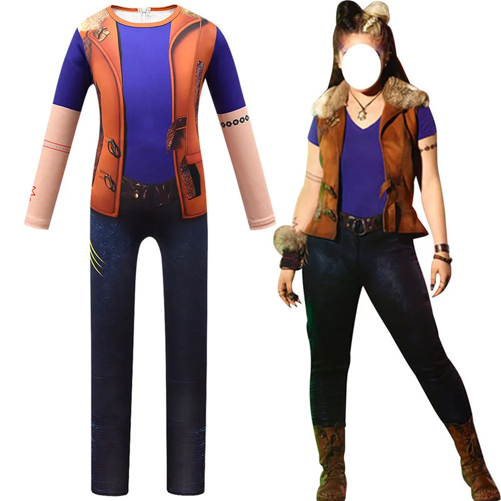 Halloween Costumes For Kids Zombies Bree Bucky Eliza Zed Cosplay Back ...