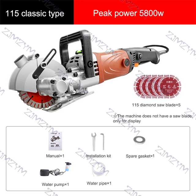 KCJ-001 Electric Wall Chaser Handheld Laser Slotting Machine Brick Wall ...