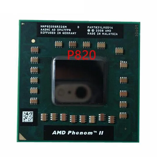 original AMD Phenom P820 HMP820SGR32GM CPU 1.8GHz Socket S1 triple Core ...