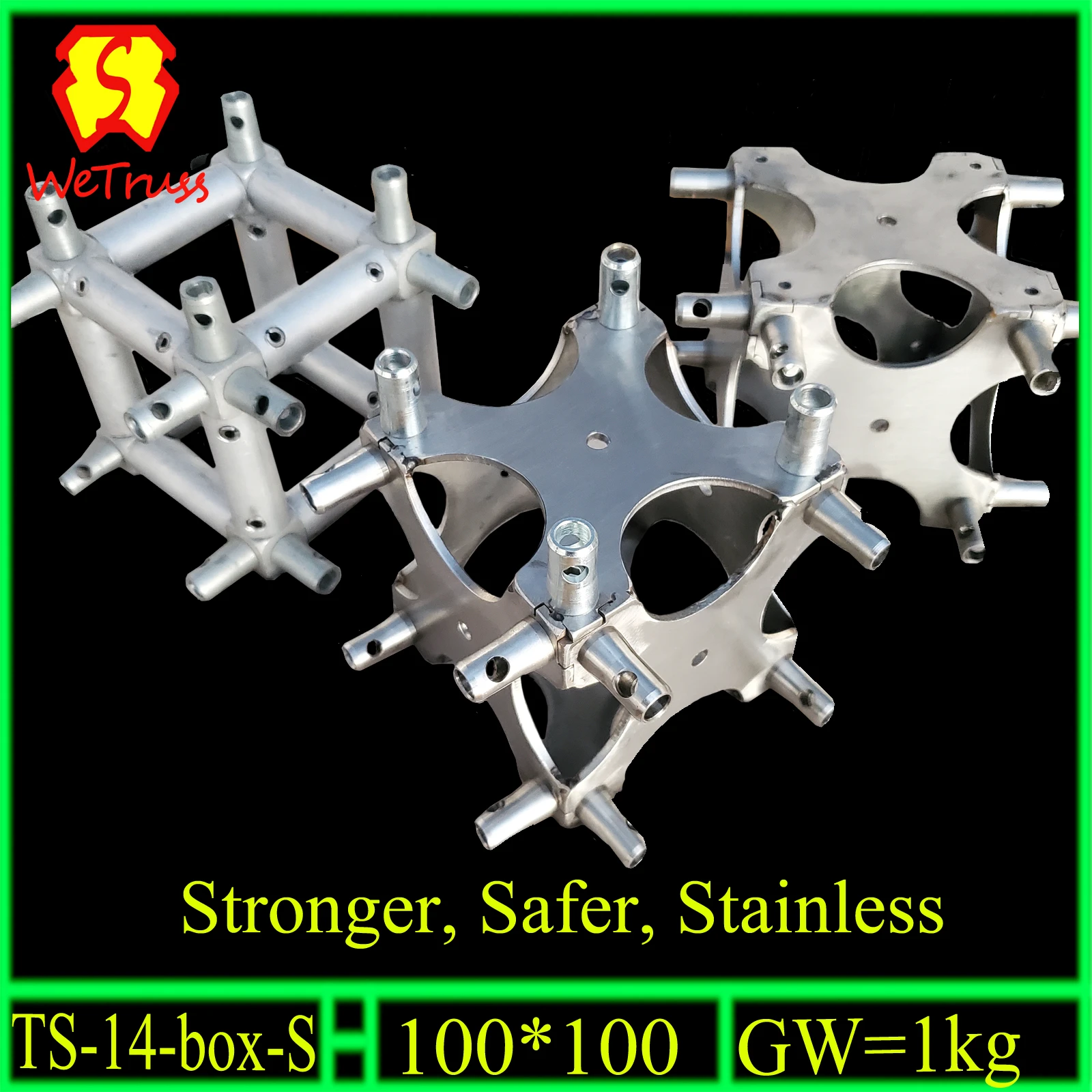 Cube For Baby Truss 100x100mm Six-way Box For F14 Aluminum Truss ...