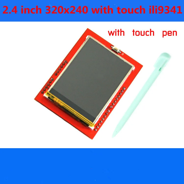 New 2.4 inch 2.4" TFT LCD Shield Touch Display With TF Reader ili9341 ...