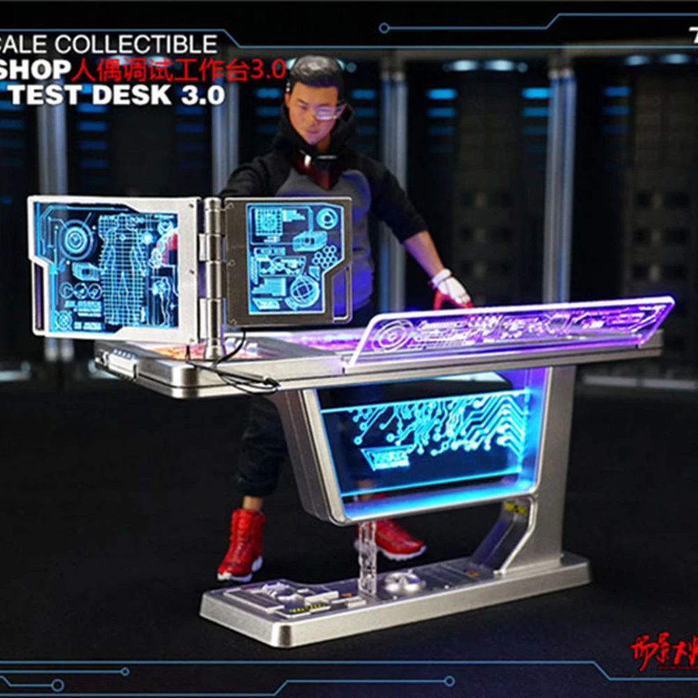 Table de test de scène d'atelier, banc de travail 1/6, accessoires de ...