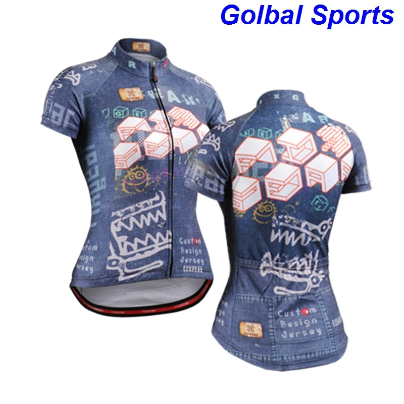 Купить Women Cycling Jersey Breathable Bike Clothing Quick-Dry Bicycle Sportwear Ropa Ciclismo ...