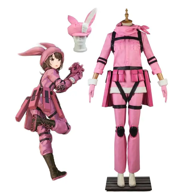 Sword Art Online GGO LLENN Cosplay Kohiruimaki Karen Costume ...