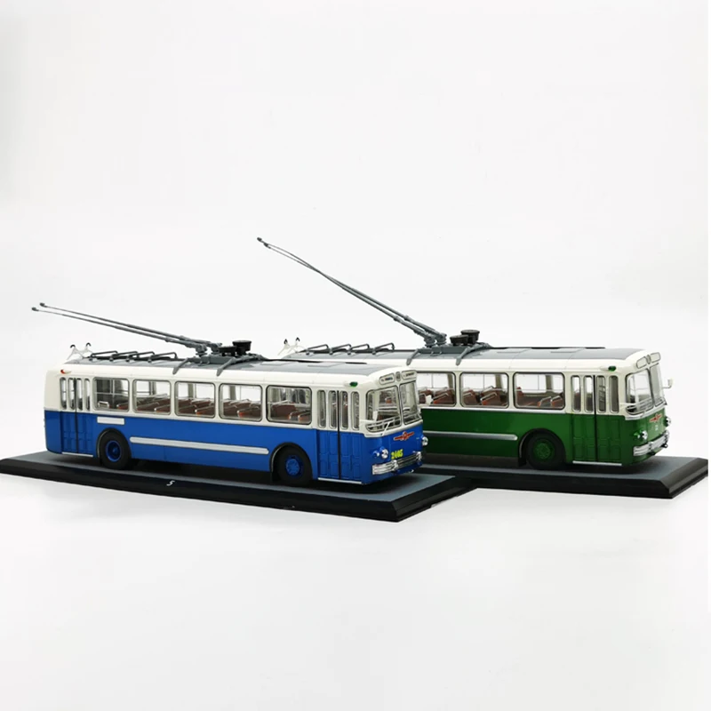 Diecast 1:43 Scale Classic Bus ZIU 5 Soviet Russian Tram Bus Alloy Bus ...