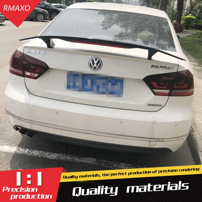 For Passat Spoiler 2011 2015 For Volkswagen Passat TF Spoiler ABS ...