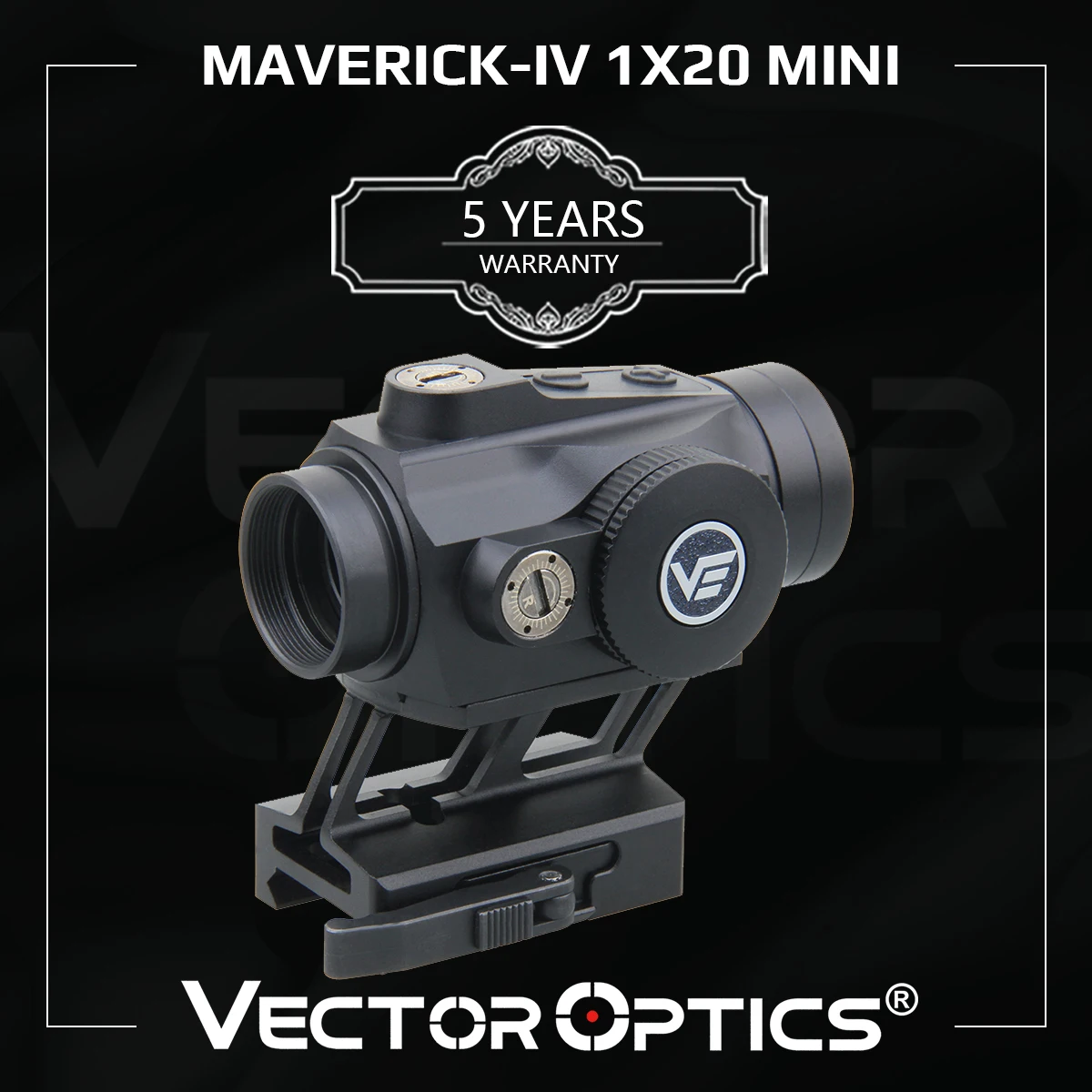 Vector Optics Maverick-iv 1x20 Mini Red Dot Scope 2moa Dot With 10 ...