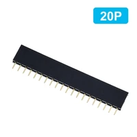 1PC Single Row Pin Female Header Socket Pitch 2.54mm 1*2P 3P 4P 6P 8P ...
