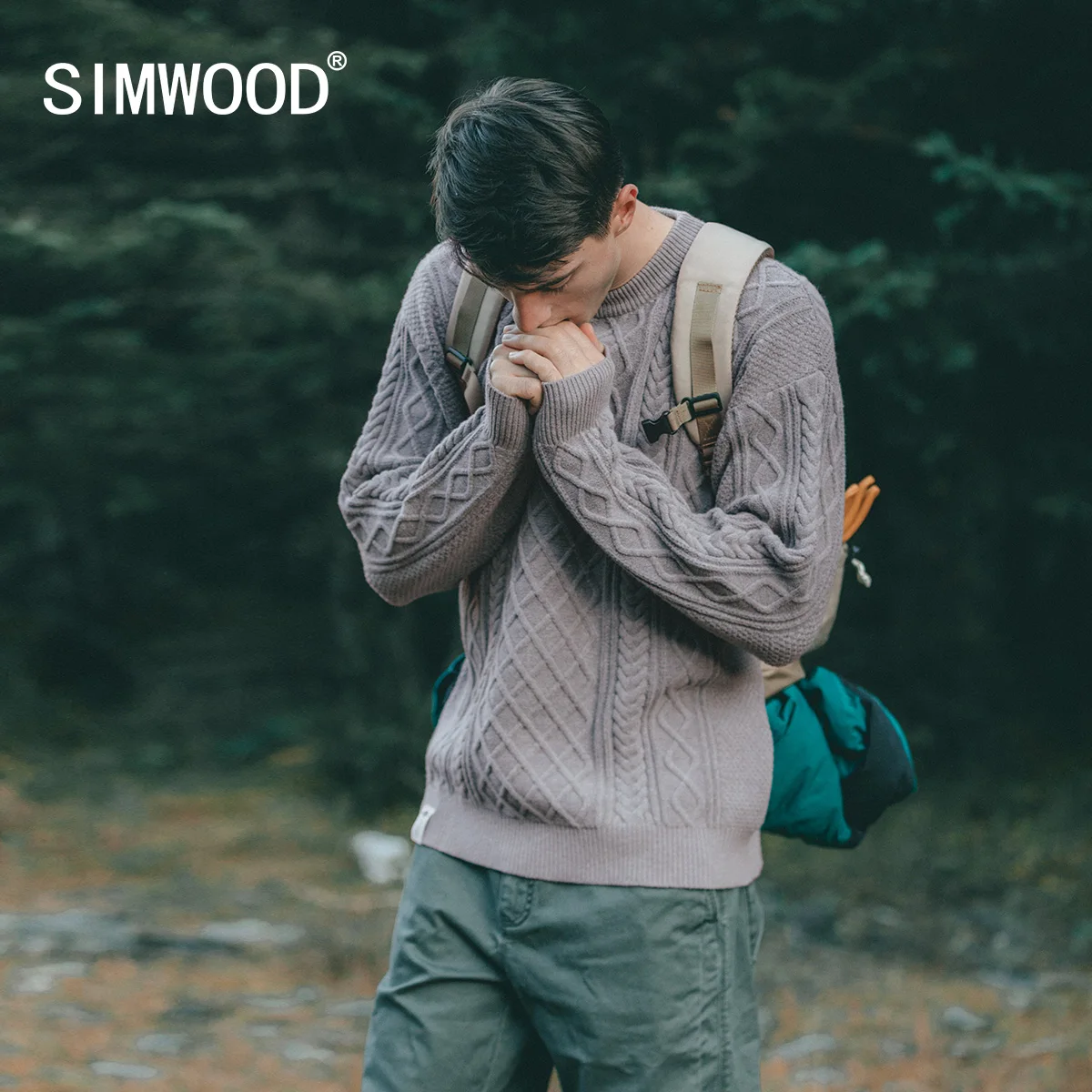 SIMWOOD 2022 Autumn Winter New Warm Cable Knit Pullover Sweater ...