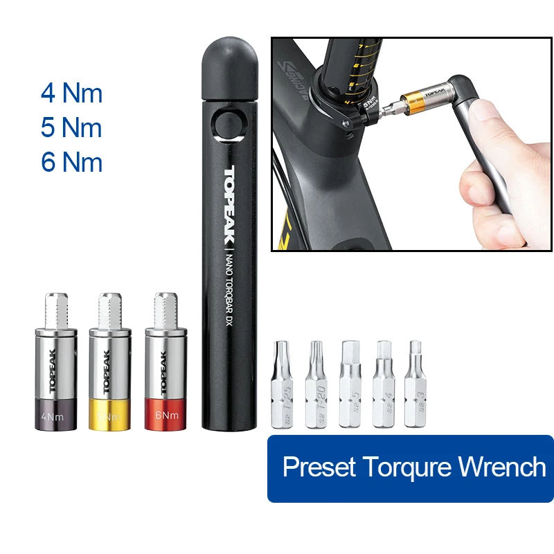 Topeak-Preset-Drehmoment-Wrench-Torq-Bits-Mini-Wrench-Kit-Allen-Bits ...
