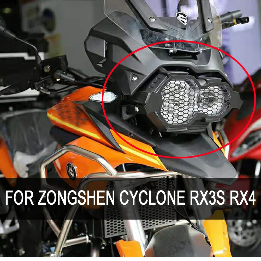 Prote-o-para-farol-de-motocicleta-para-zongshen-cyclone-rx3s-rx4-rx-4 ...
