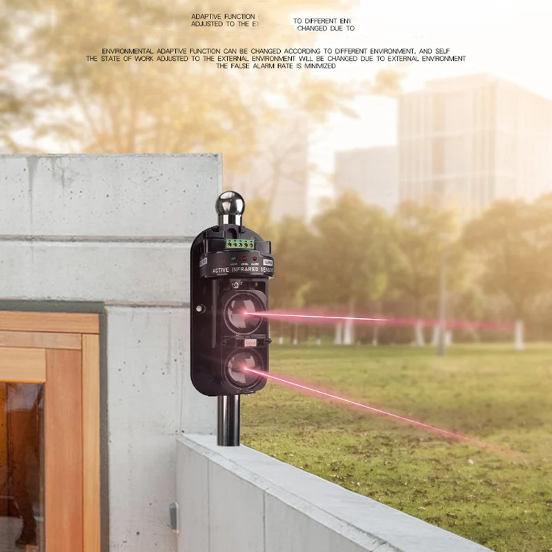 SZGALO-Outdoor-10m-150m-Wall-Gate-Window-Photoelectric-Infrared-Double-Beam-Detector-Perimeter ...