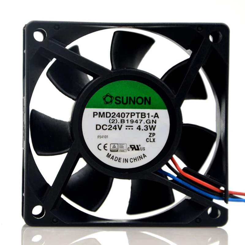 original PMD2407PTB1-A 24V 4.3W 7CM 7025 3-wire inverter cooling fan ...