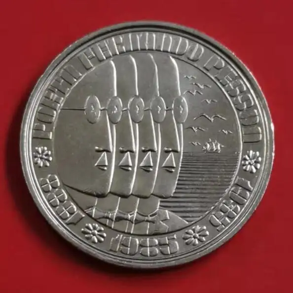 34mm-Portugal-1985-100-Real-Genuine-Comemorative-Coin-Original ...
