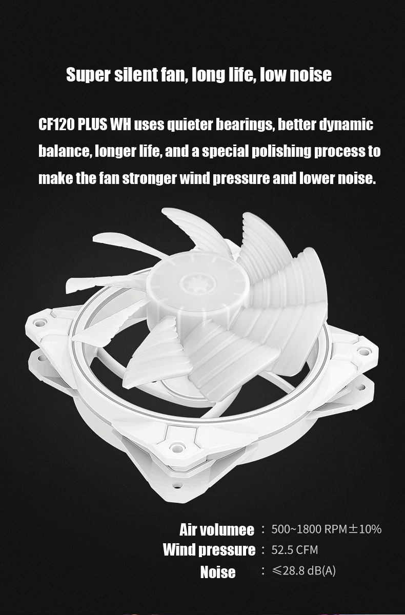 DeepCool CF120 Plus 3 Pack RGB 120mm Fan – Game Hub