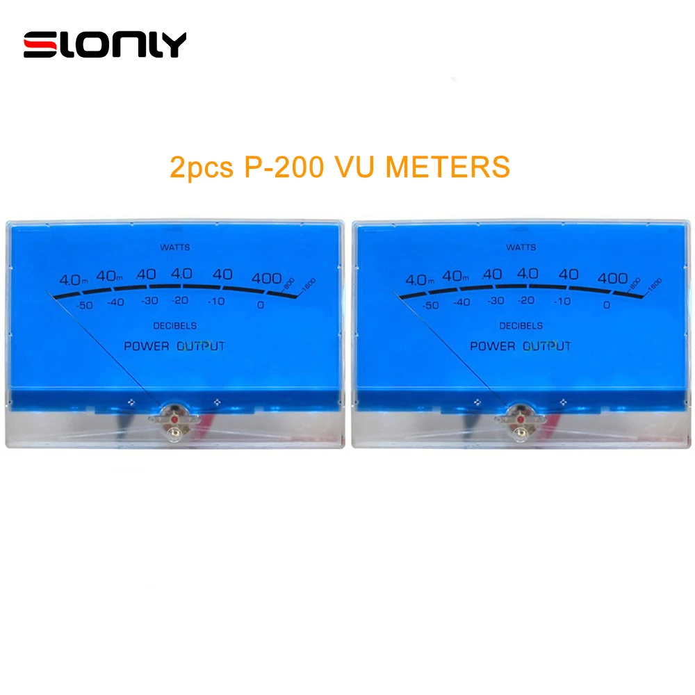 2pcs-Super-Large-Big-P-200-Classic-Lake-Blue-VU-Meter-Class-A-Amp ...