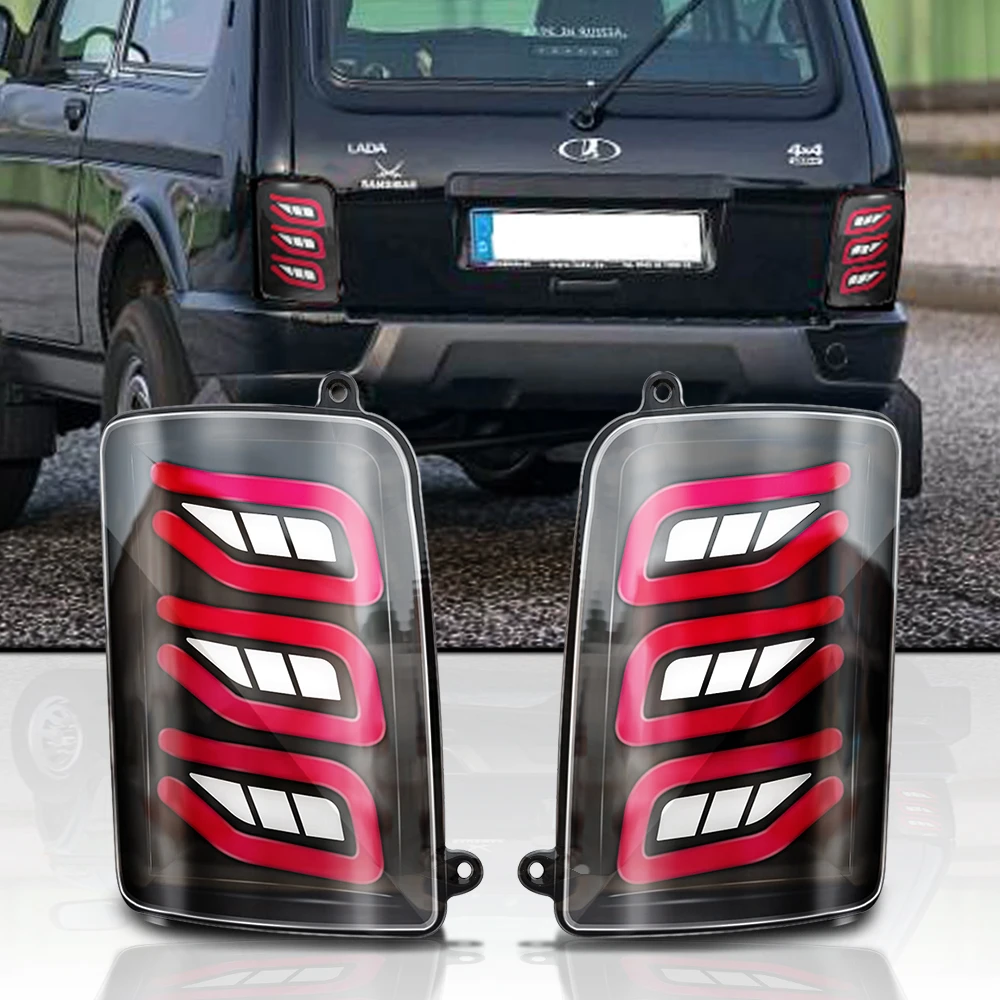 Car LED Rear lights for Lada Niva 4x4 Led Taillights Stop Brake ...