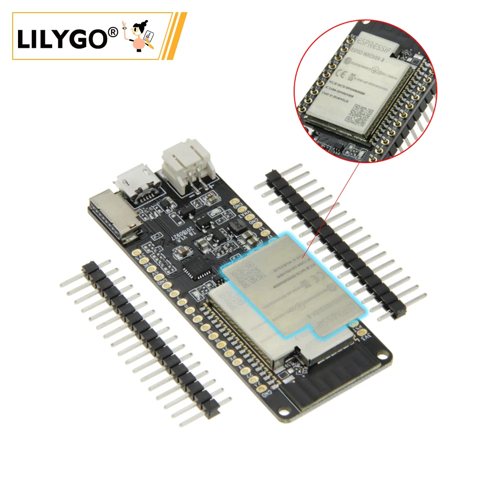 LILYGO® TTGO T8 V1.8 ESP32 WROVER 8MB PSRAM TF CARD WiFi Bluetooth Expand Module Development ...