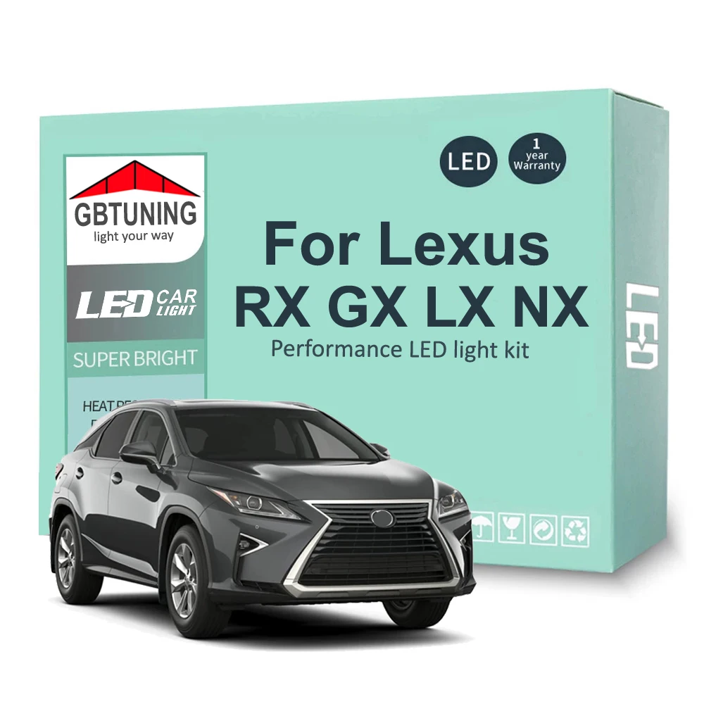 LED Interior Light Bulb Kit For Lexus RX GX LX NX 300 330 350 400 450 ...