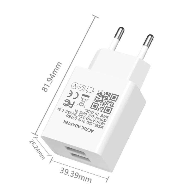 Chargeur USB 5V 2A adaptateur de téléphone pour Huawei P Smart 2020 Y5 ...