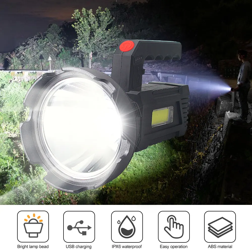 Lampe torche LED Portable P50 50W - Petits Prix Tunisie