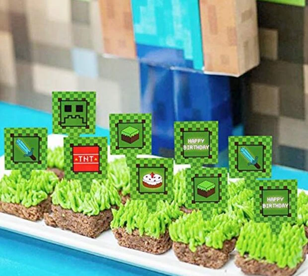 Minecraft Sword Cake Toppers
