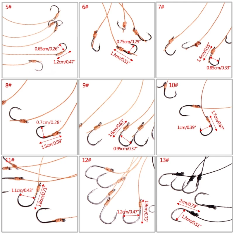 2023-New-Stainless-Steel-Fishing-Tackle-Lures-String-Rigs-Swivel ...