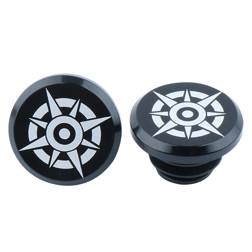 GUIDON,Black Astral--Embouts de guidon en alliage'aluminium, 2 pièces ...