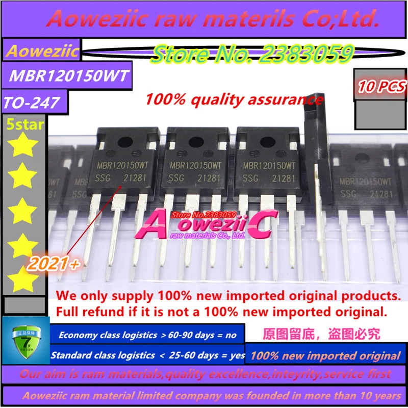 Aoweziic transistor MBR120150WT MBR120150 2021 V, original, importado ...