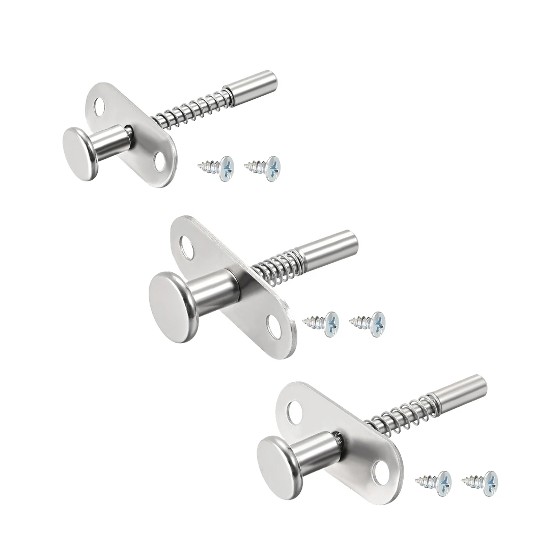 Uxcell-1-2-4pcs-Plunger-Latches-Spring-loaded-Stainless-Steel-6-7mm-Dia ...