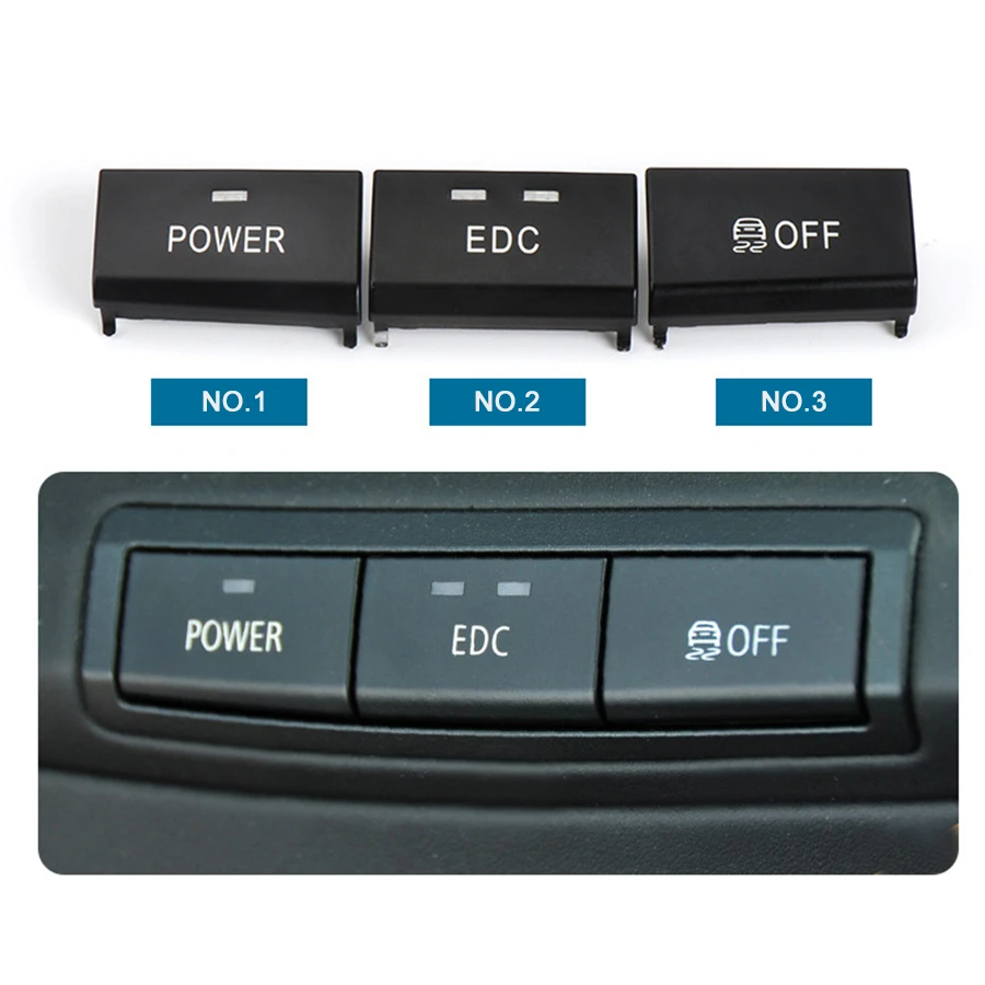 Car Center Console Switch Button Multi function Switch OFF EDC POWER ...