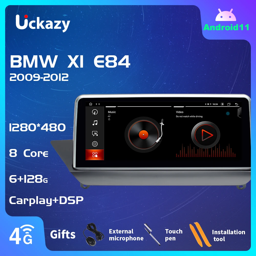 8 Core Android 11 Car Multimedia Player For BMW X1 E84 CIC 2009 2015 Radio Screen GPS Navigation ...