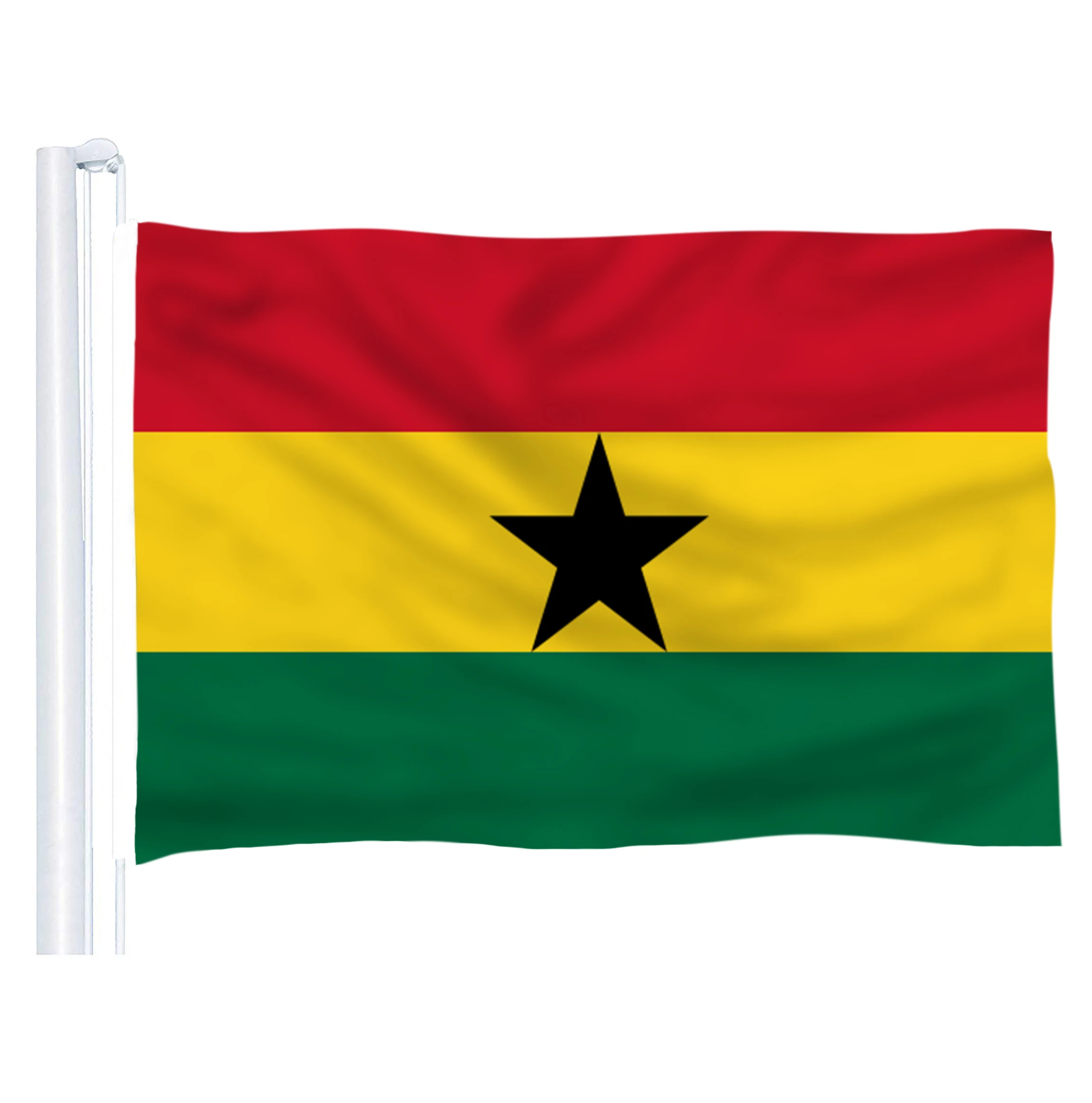 DFLIVE Ghana Country Flag 3x5 FT Printed Polyester Fly 90x150 CM ...