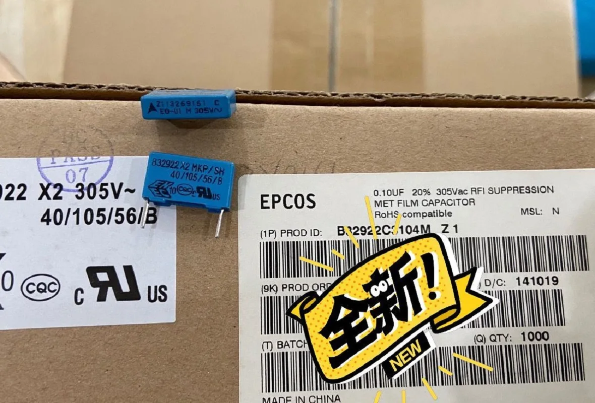 B32922C3104M EPCOS U1M305V B32922 X2 MKP/SH B32922 Series 305V 0,1 uF ± ...