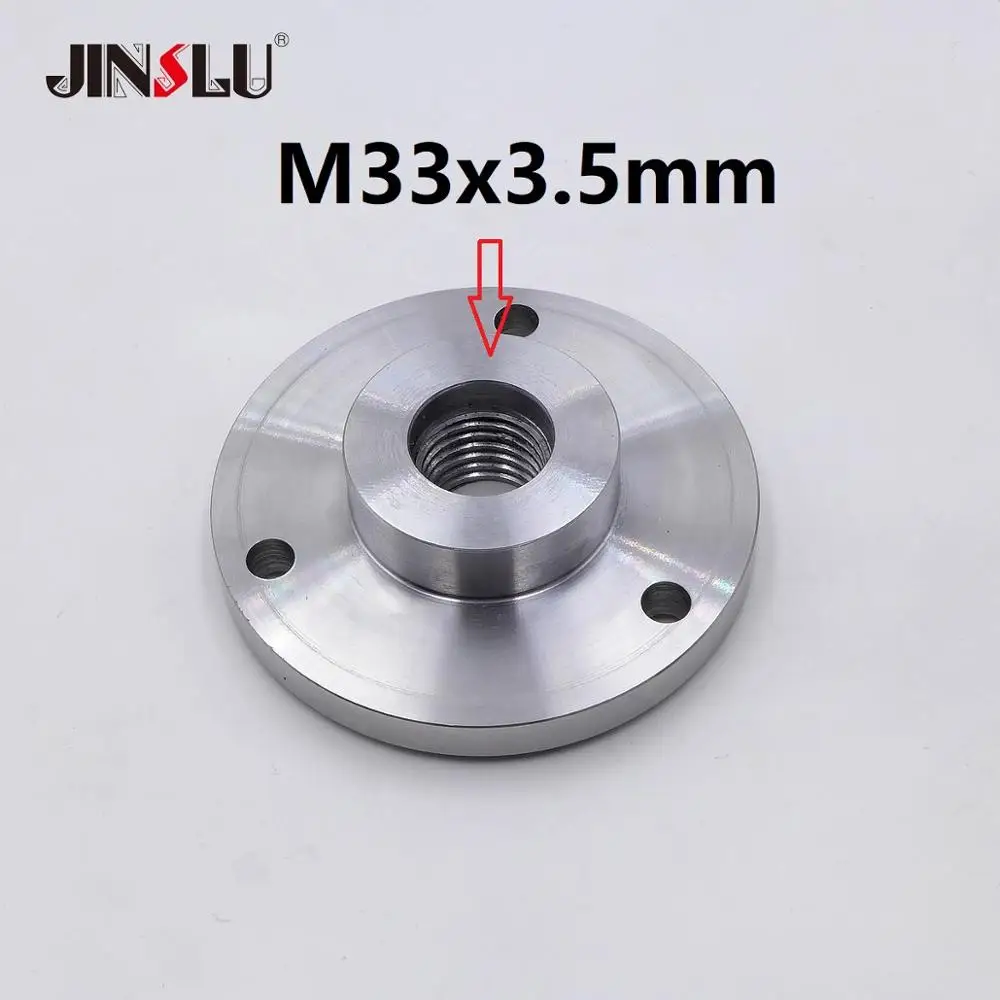 M33x3-5mm-M33-Spindle-Thread-chuck-Flange-Back-Plate-base-plate-Adapter ...