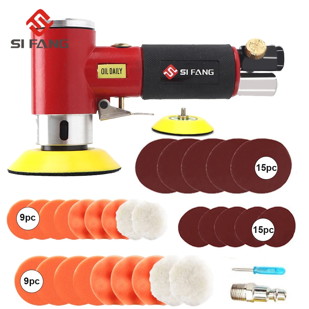 Wholesale 50mm 75mm Mini Orbital Air Sander Polisher For Car Pneumatic ...