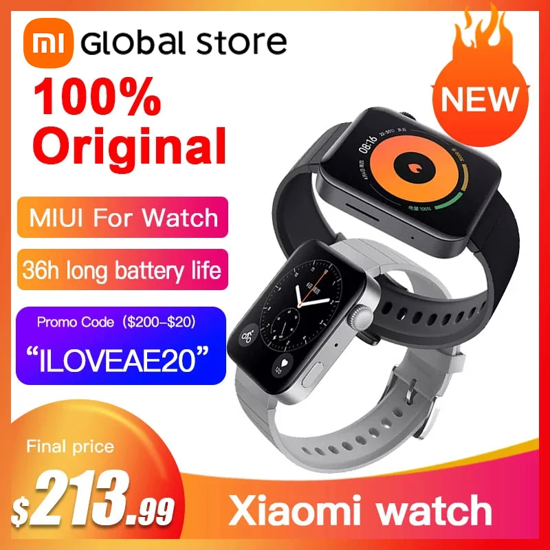 2019 Xiaomi Smart Watch GPS NFC WIFI ESIM Bracelet Wristwatch Sport ...