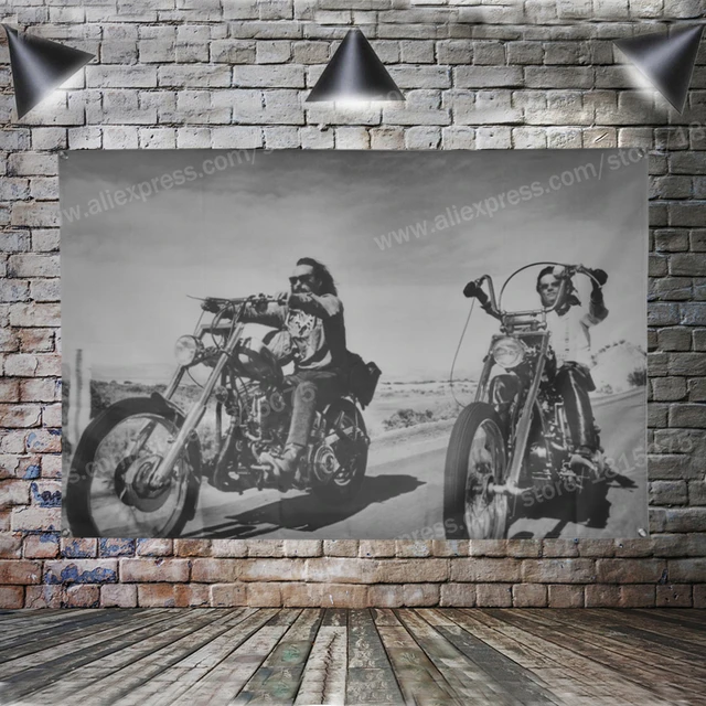 Easy Rider Poster Black And White