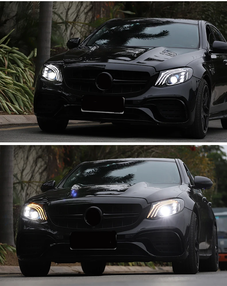 Car Styling Head lamp light for BENZ W213 Headlights 2016-2019 E200 ...