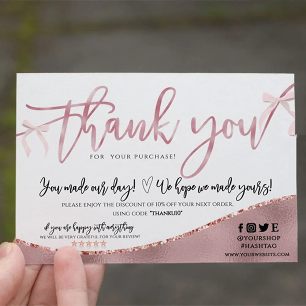 Professional Thank You Card Wording