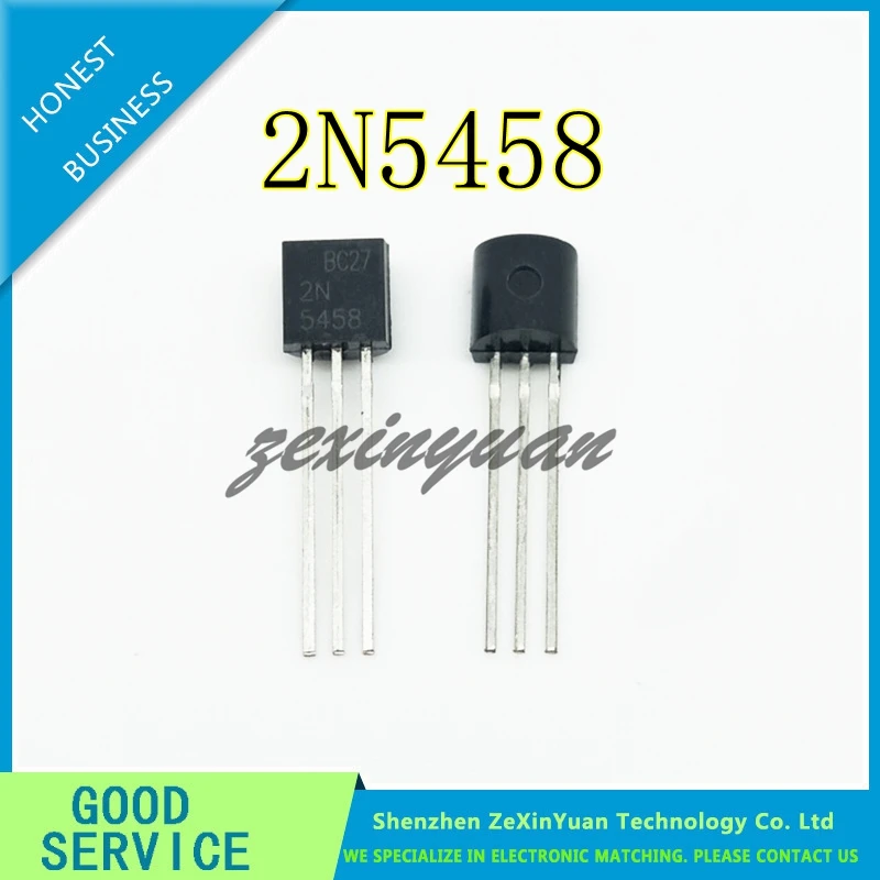 50PCS/LOT 2N5458 IC JFET N CH SS GP 25V TO92 5458 N5458 TO 92 3 New ...