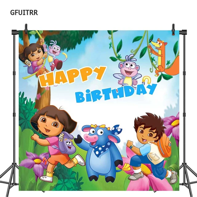 Dora The Explorer Birthday Background