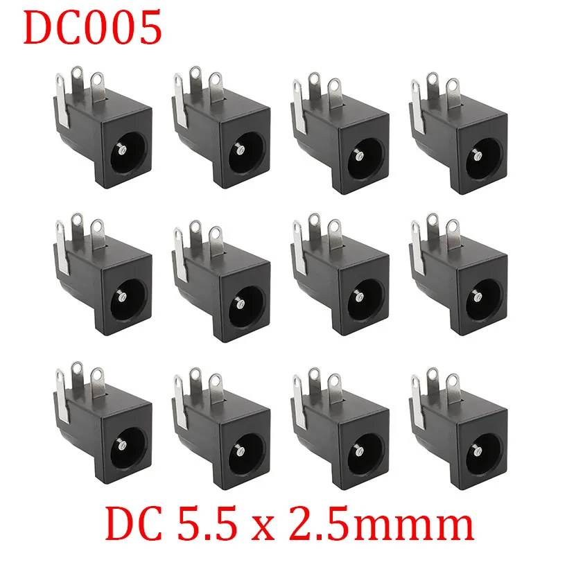 100Pcs-DC-005-5-5x2-5mm-DC-Power-Female-Socket-Connector-Right-Angle ...