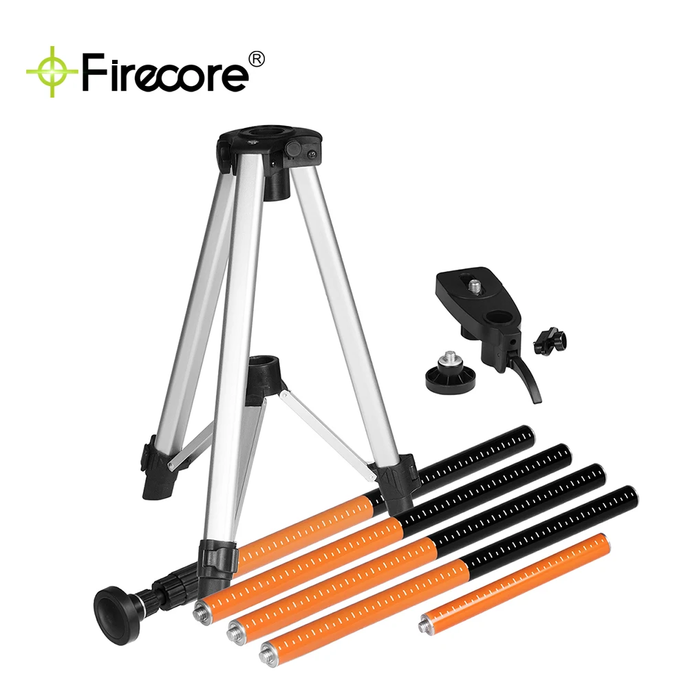 Firecore Laser Level Extend Telescoping Pole With 1/4"and 5/8 ...