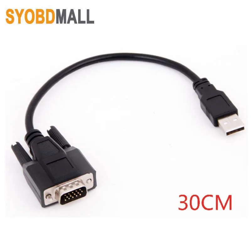 Cable conector USB OBD 2 de 30CM de largo para PEUGEOT, CITROEN, LEXIA ...